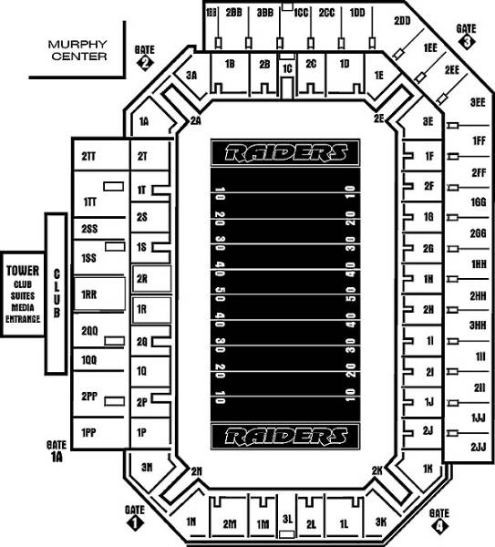 Locations Hub - MTSU Football Stadium